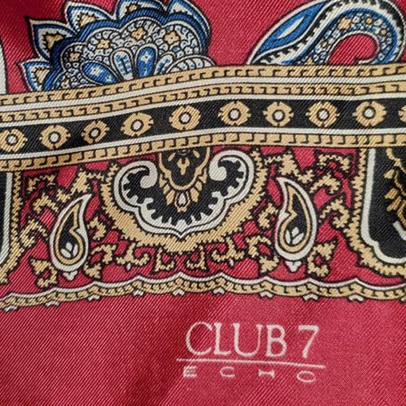 Club 7 Echo | Accessories | Club 7 Echo Deep Red Shawlscarf | Poshmark